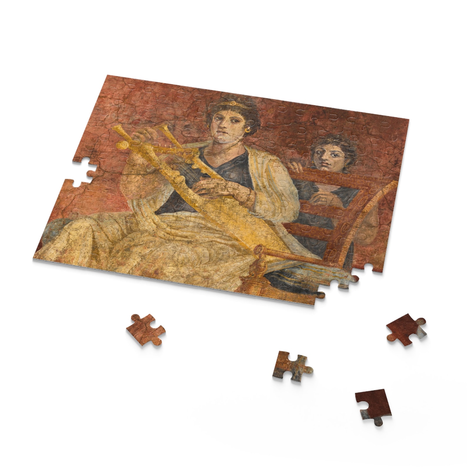 Roman Villa Fresco Puzzle Kithara Player Horizontal Jigsaw 120, 252 ...