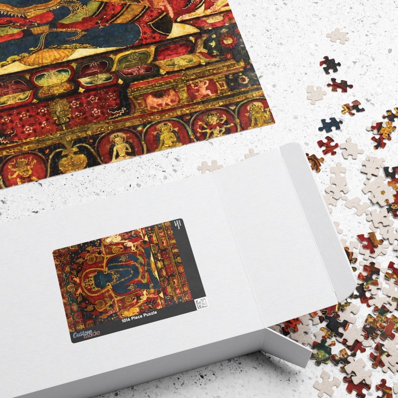Akshobhya Buddha Tibetan Thangka Puzzle - 110/252/520/1014 Pieces - Etsy