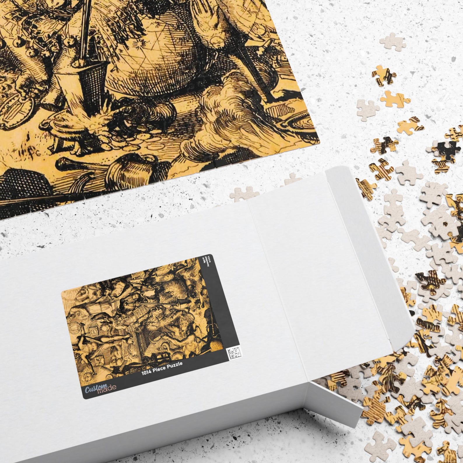 Renaissance Satanic Art Puzzle - 110, 252, 520, 1014-piece | Mysterious ...