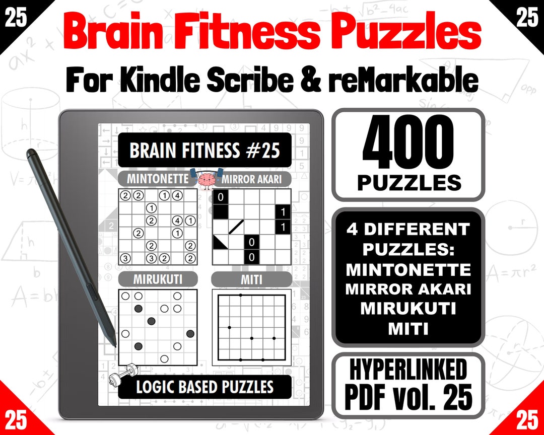 400 Japanese Logic Based Puzzles | Brain Fitness Collection #25 ...