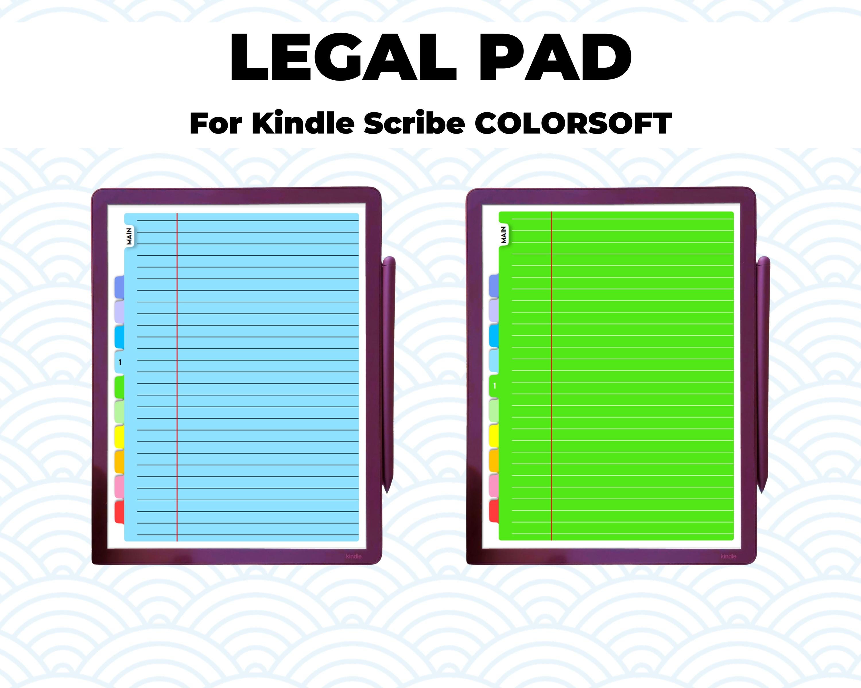 For Kindle SCRIBE Colorsoft - Color Swatch Cards, Savings Challenge ...