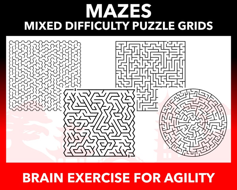 400 Halloween Spooky Brain Teasers | Maze | Wordsearch | Haunted Castle | Math | Digital Puzzle ...