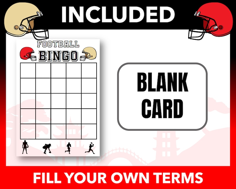 American Football Trivia Bingo 68 Unique Cards | Print & Digital Use ...