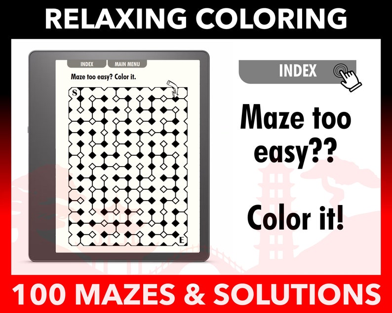 100 Octagon Mazes | Digital Maze Book | Volume 1 | Hyperlinked PDF for ...