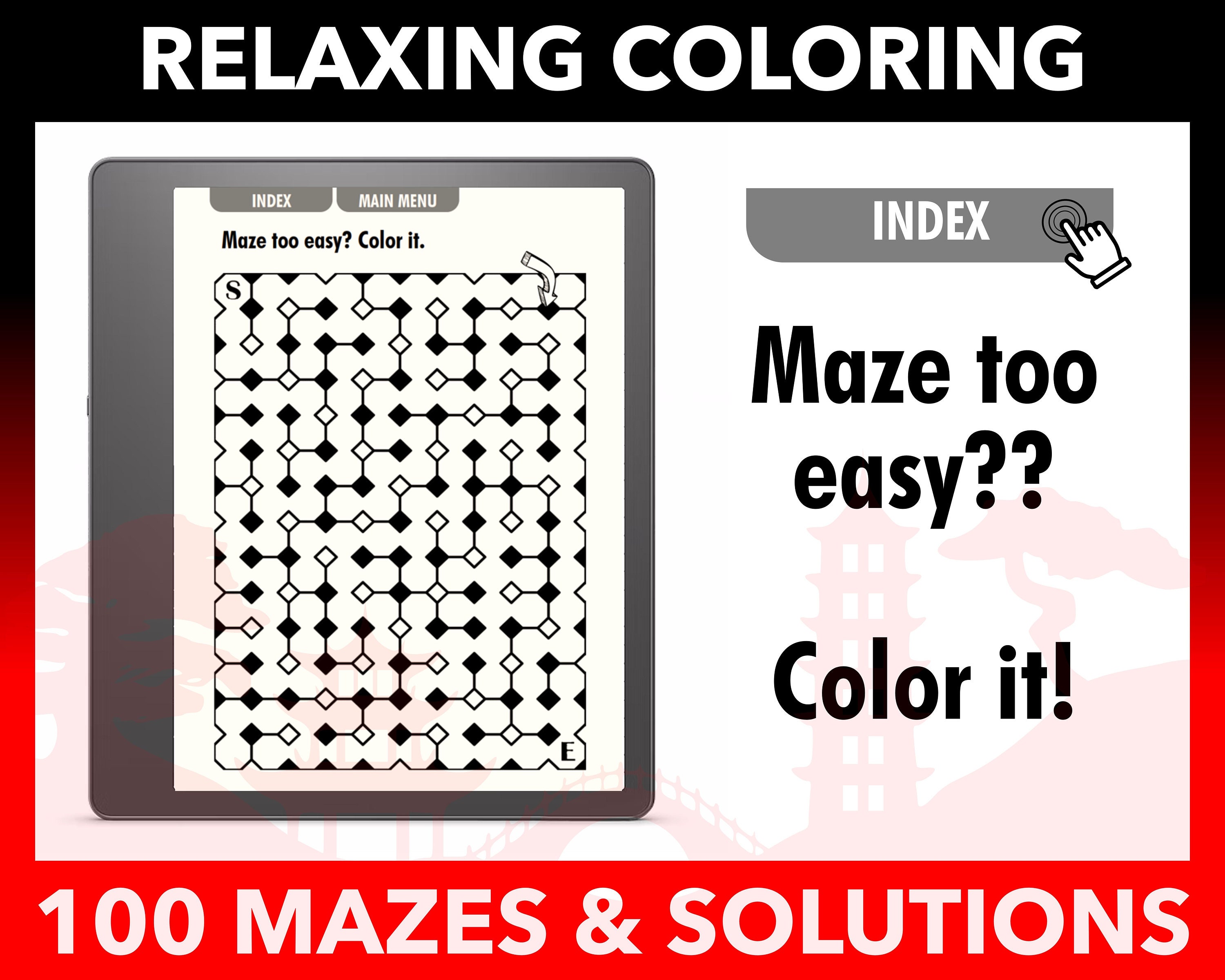 100 Octagon Mazes | Digital Maze Book | Volume 1 | Hyperlinked PDF for ...
