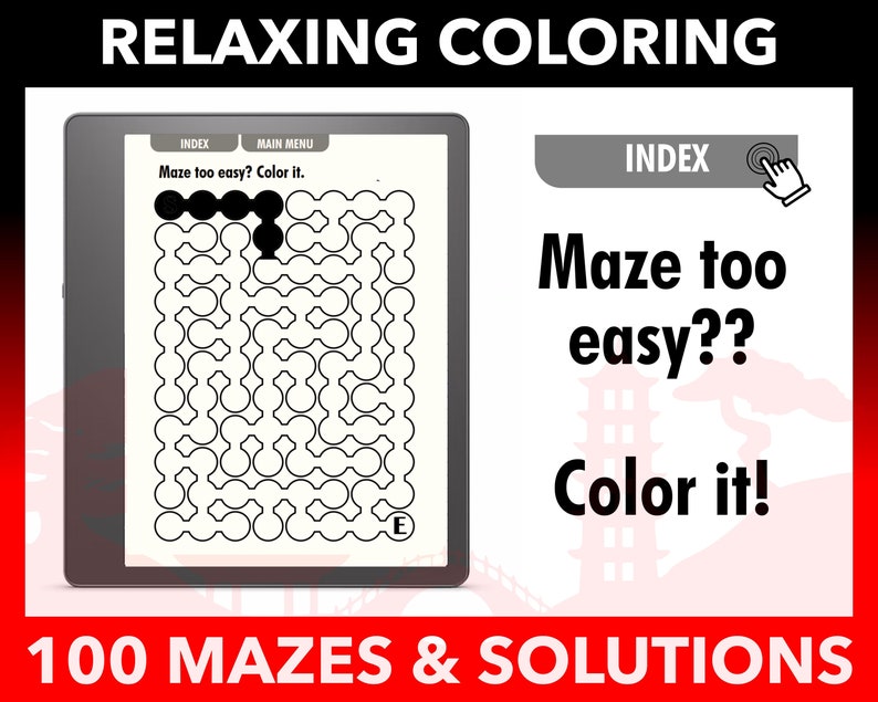 100 Dot Me Mazes | Digital Maze Book | Volume 1 | Hyperlinked PDF for E ...