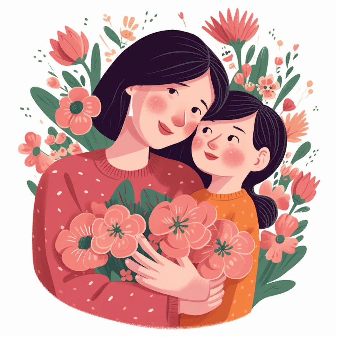 Mother's Day Clipart-mother's Day Clipart in PNG Format for Commercial ...