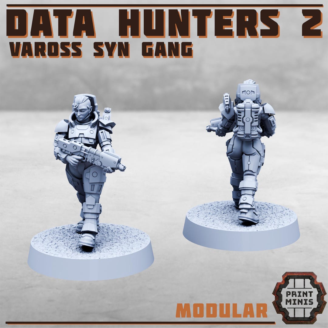 Data Hunters (2c Spec), Vaross Syn Gang by Print Minis *+* - Etsy