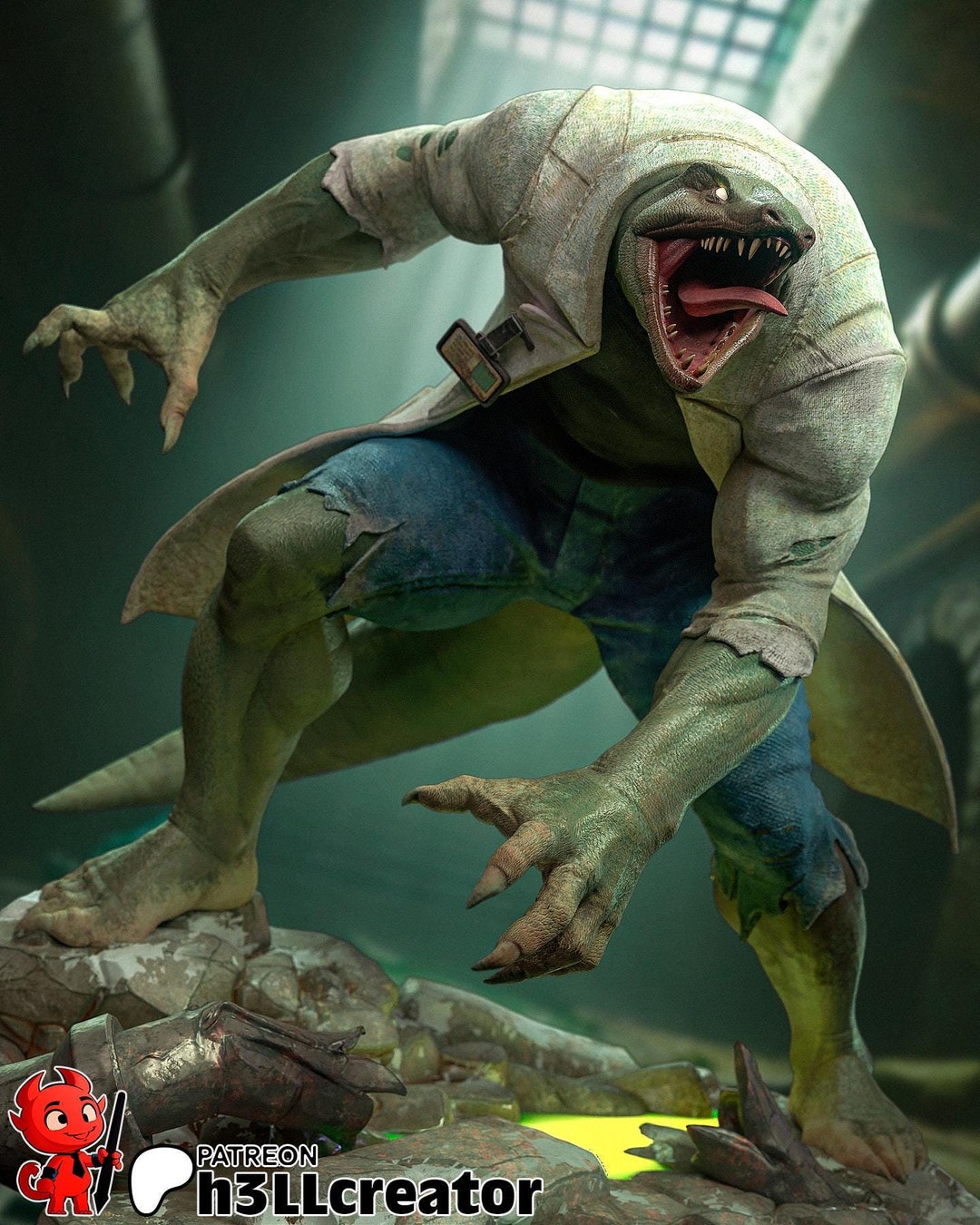 Lizard (dr. Curtis Curt Connors) by H3llcreator (12k Resin Sculpture ...