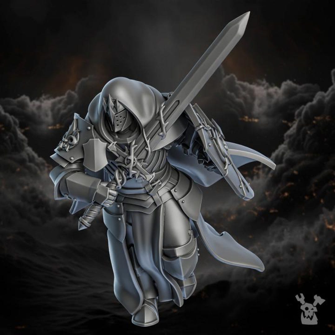 Charging Thorn Knight, Order of Repentance by Dakkadakka *+* - Etsy