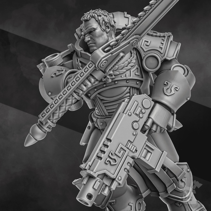 40k Titus Miniature - Etsy