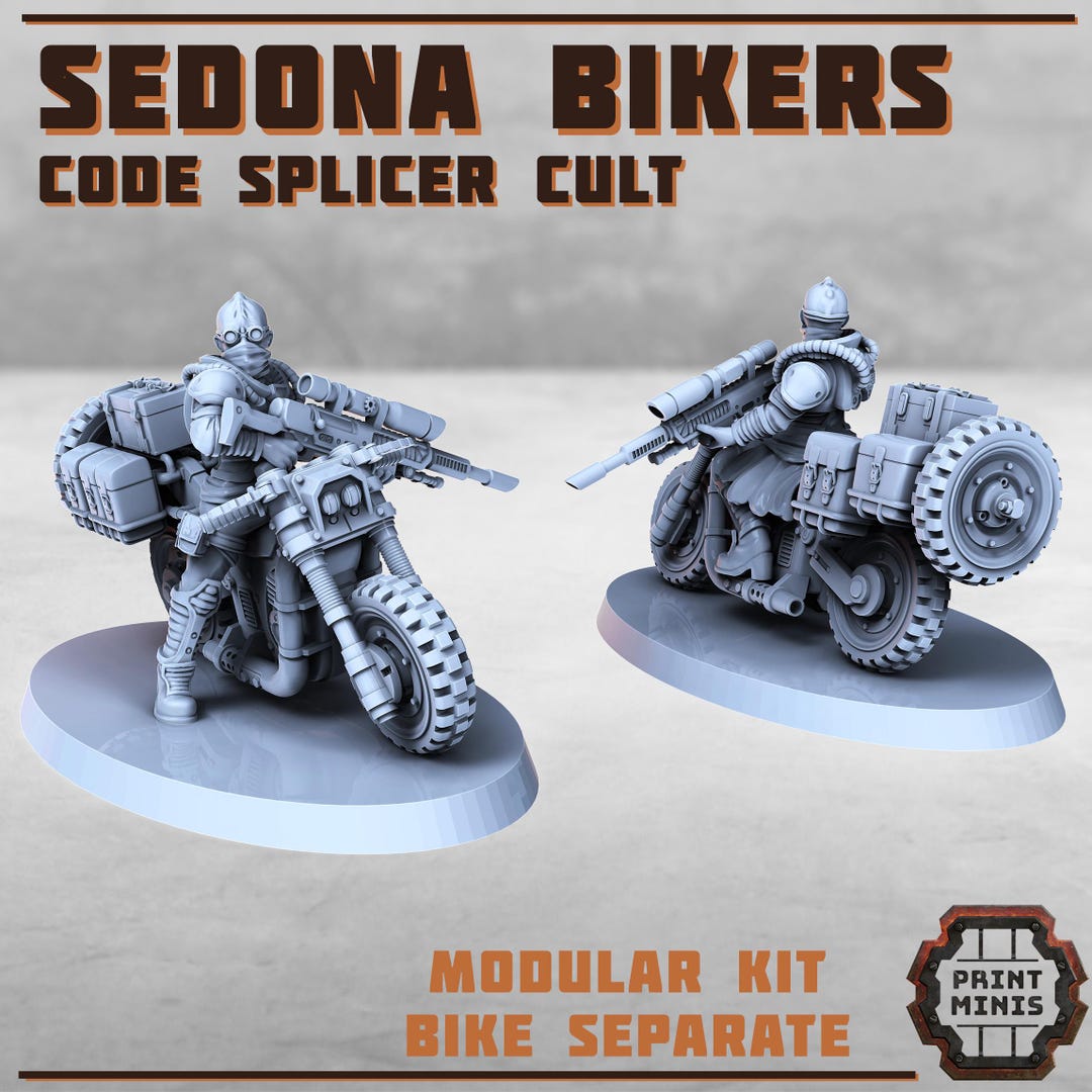 Sedona Sniper, Code Splicer Cult by Print Minis - Etsy