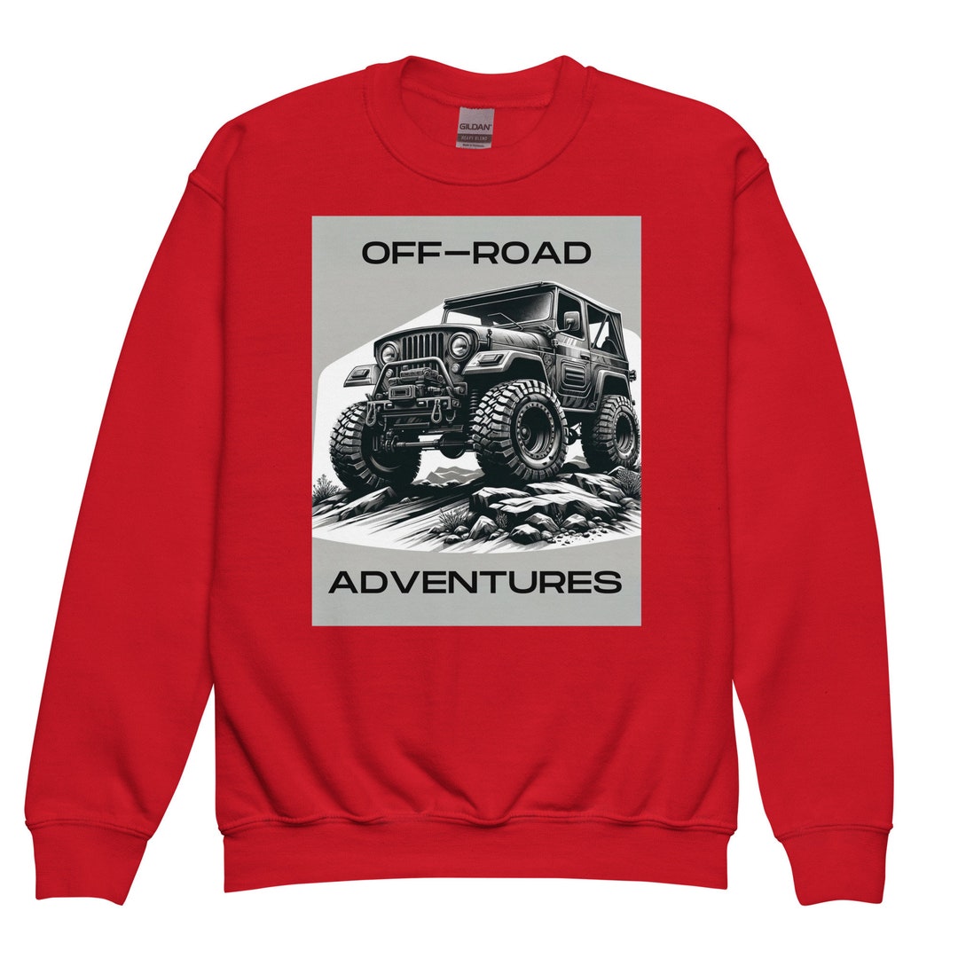 Off-road Adventures Youth Crewneck Sweatshirt - Etsy