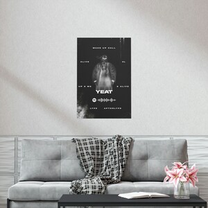 Yeat Afterlyfe Poster | Wall Art Featuring Yeat | Yeat Posters | Gifts ...