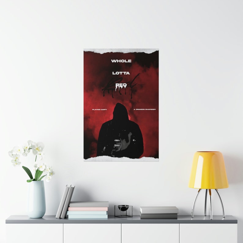 Playboi Carti Whole Lotta Red Poster | Wall Art Featuring Playboi Carti ...