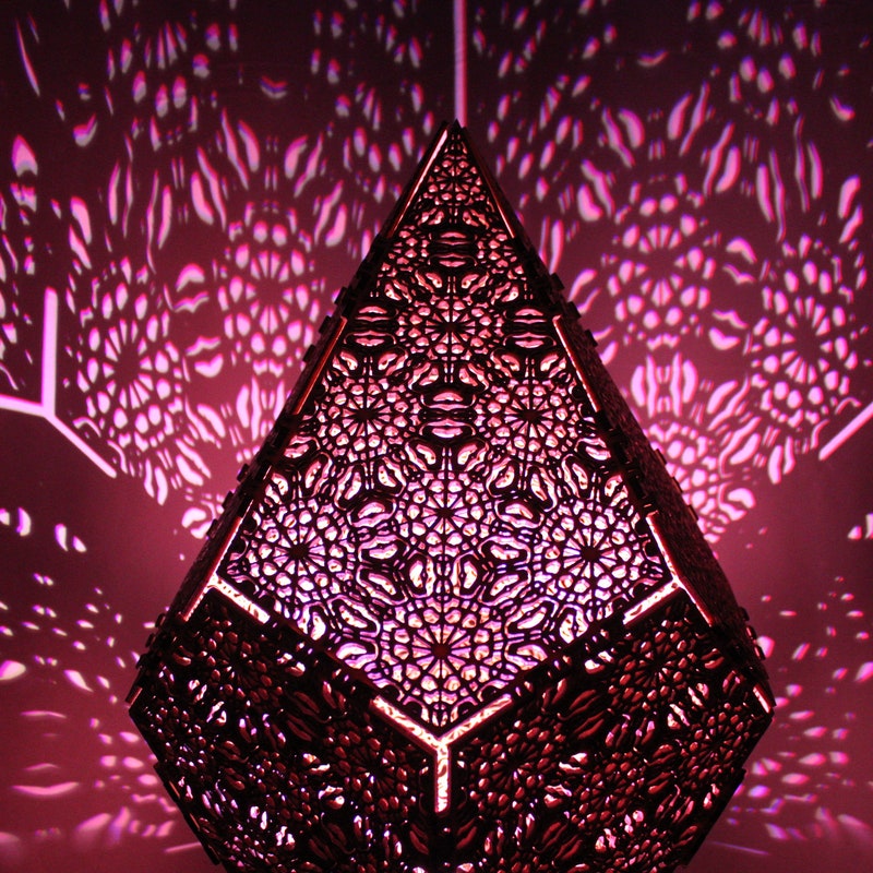 Sacred Geometry Lamp - Etsy