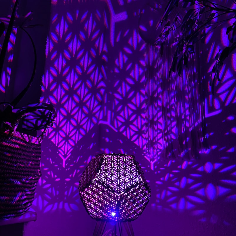Sacred Geometry Lamp - Etsy
