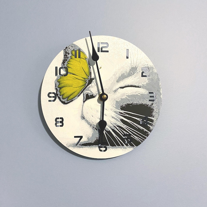 Butterfly Clock - Etsy