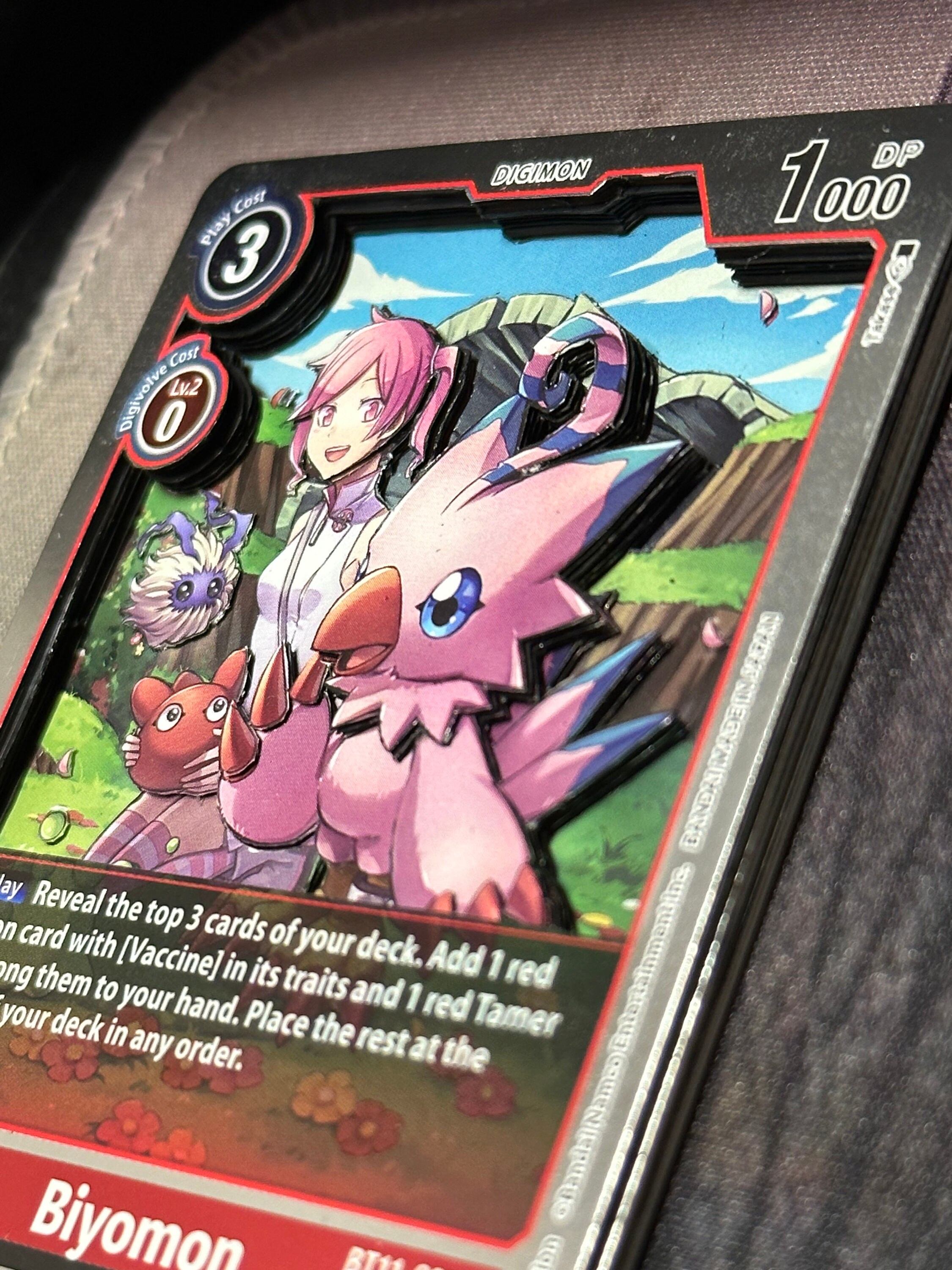 3D Digimon Card - Biyomon - Etsy