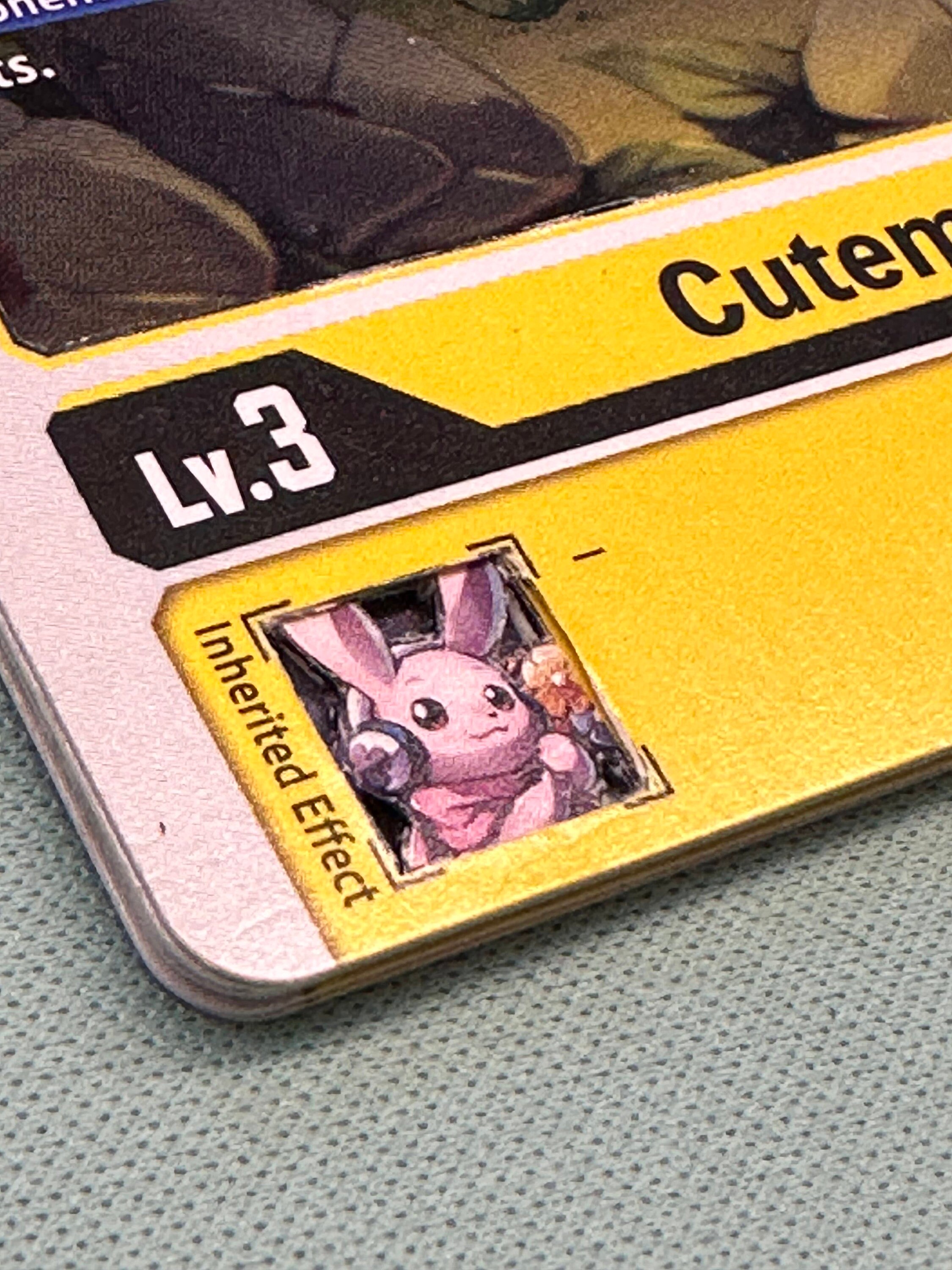 3D Digimon Card Cutemon - Etsy