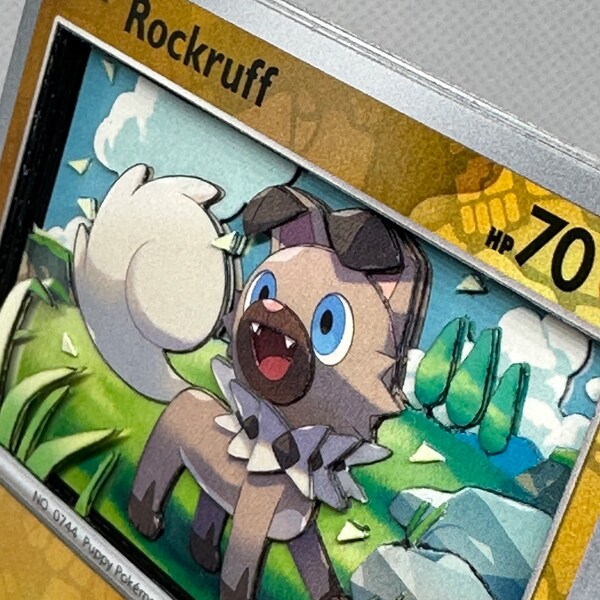 Rockruff Card - Etsy