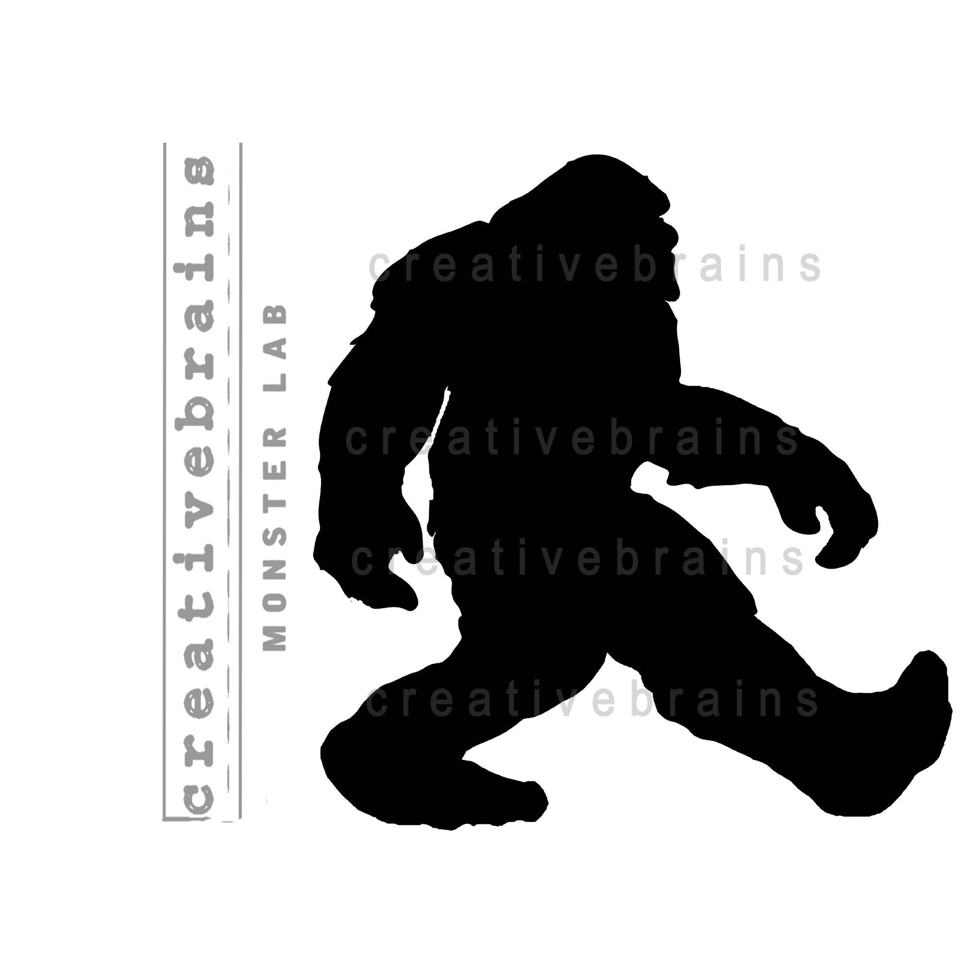 Bigfoot Sasquatch Yeti Monster | Svg | Png | Jpg | Pdf | Ai | Download ...