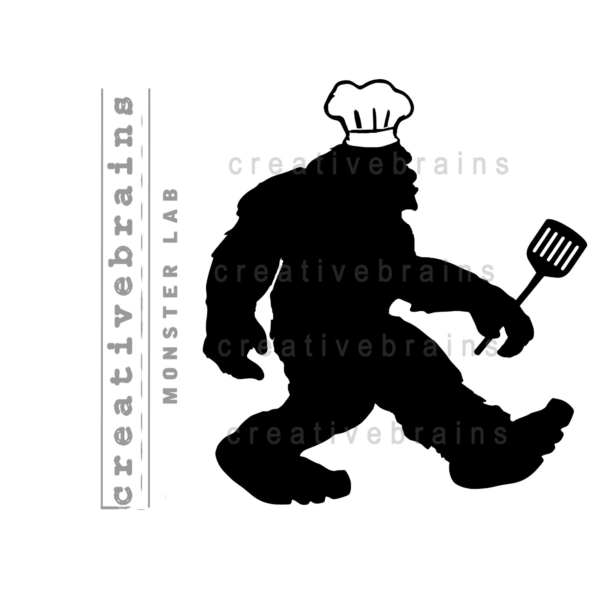 Chef Bigfoot Sasquatch Griller | Svg | Png | Jpg | Pdf | Ai | Download ...