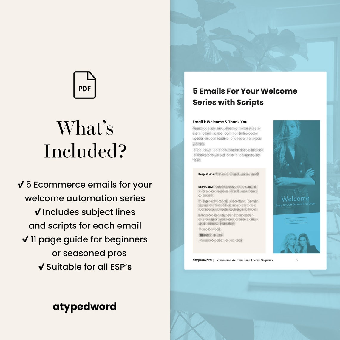 Ecommerce Welcome Email Series Sequence: 5 Emails With Scripts | Email ...
