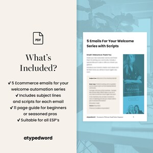 Ecommerce Welcome Email Series Sequence: 5 Emails With Scripts | Email ...