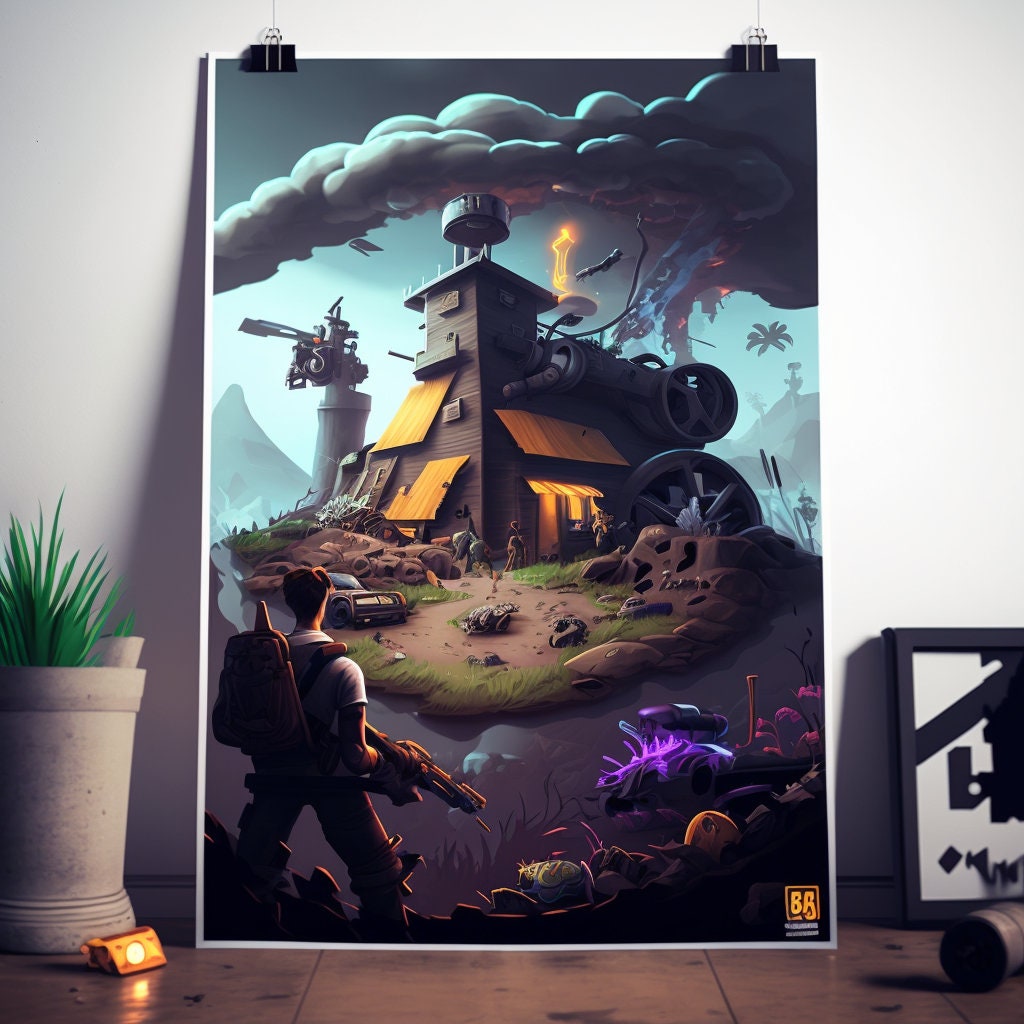 Printable Gaming Concept Art - FREE BONUS PRINT! - Etsy