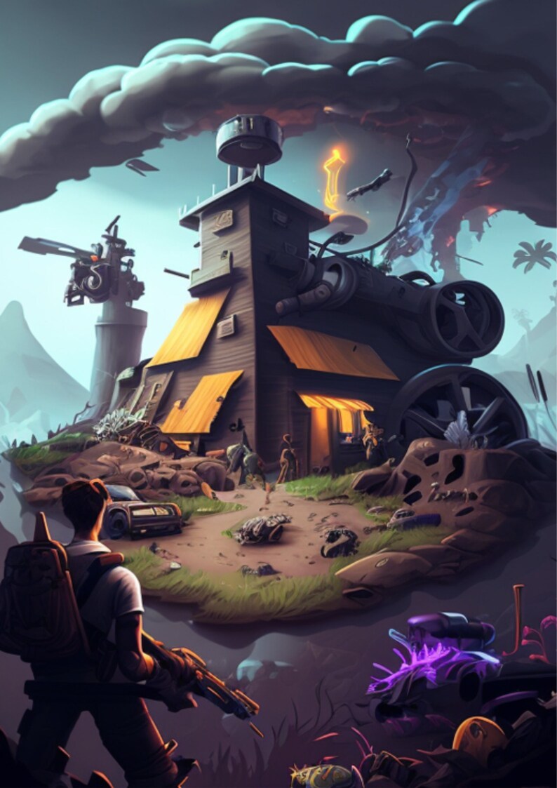 Printable Gaming Concept Art - FREE BONUS PRINT! - Etsy Australia