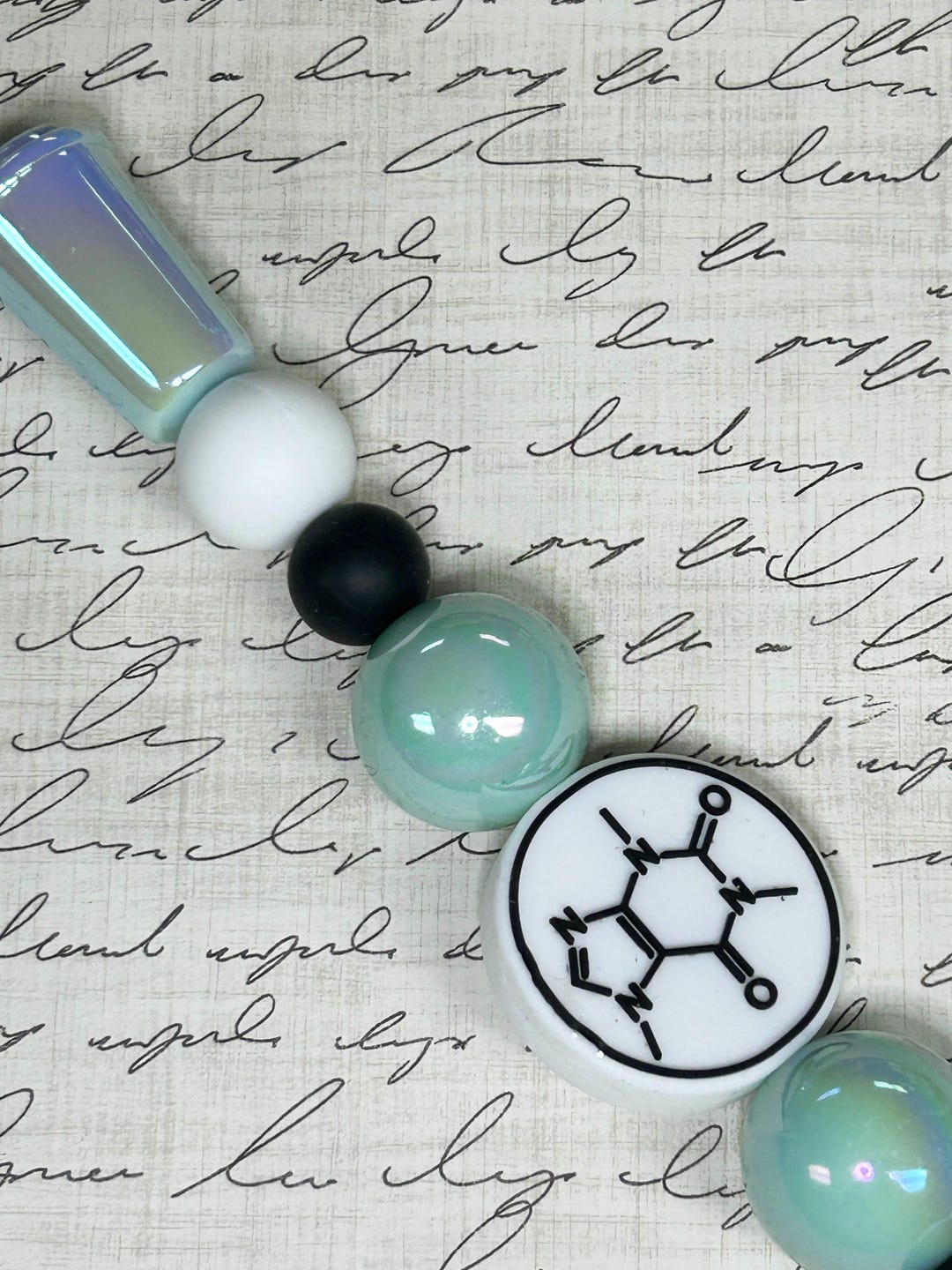 Silicone Beaded Craft Pick: Coffee Cup, Caffeine Weeding Tool, Glitter ...