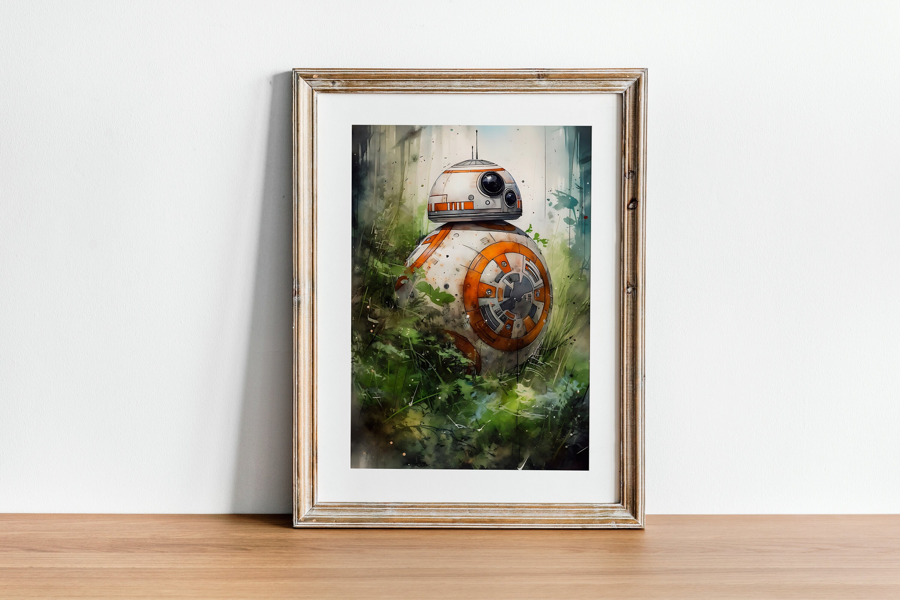 BB8 Wall Art Star Wars Wall Art Printable Download BB8 - Etsy