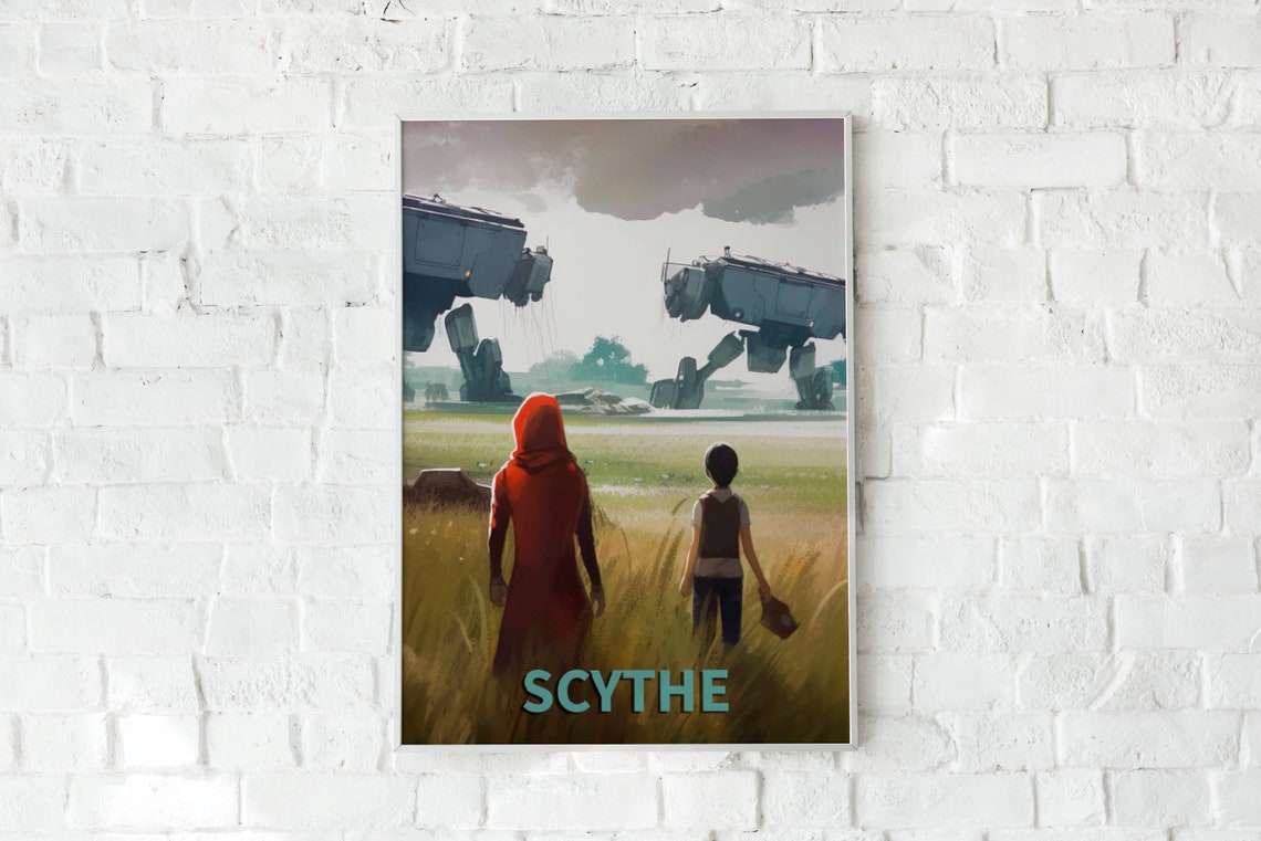 Scythe Board Game Art Wall Art Printable Download Game Room Decor Art ...