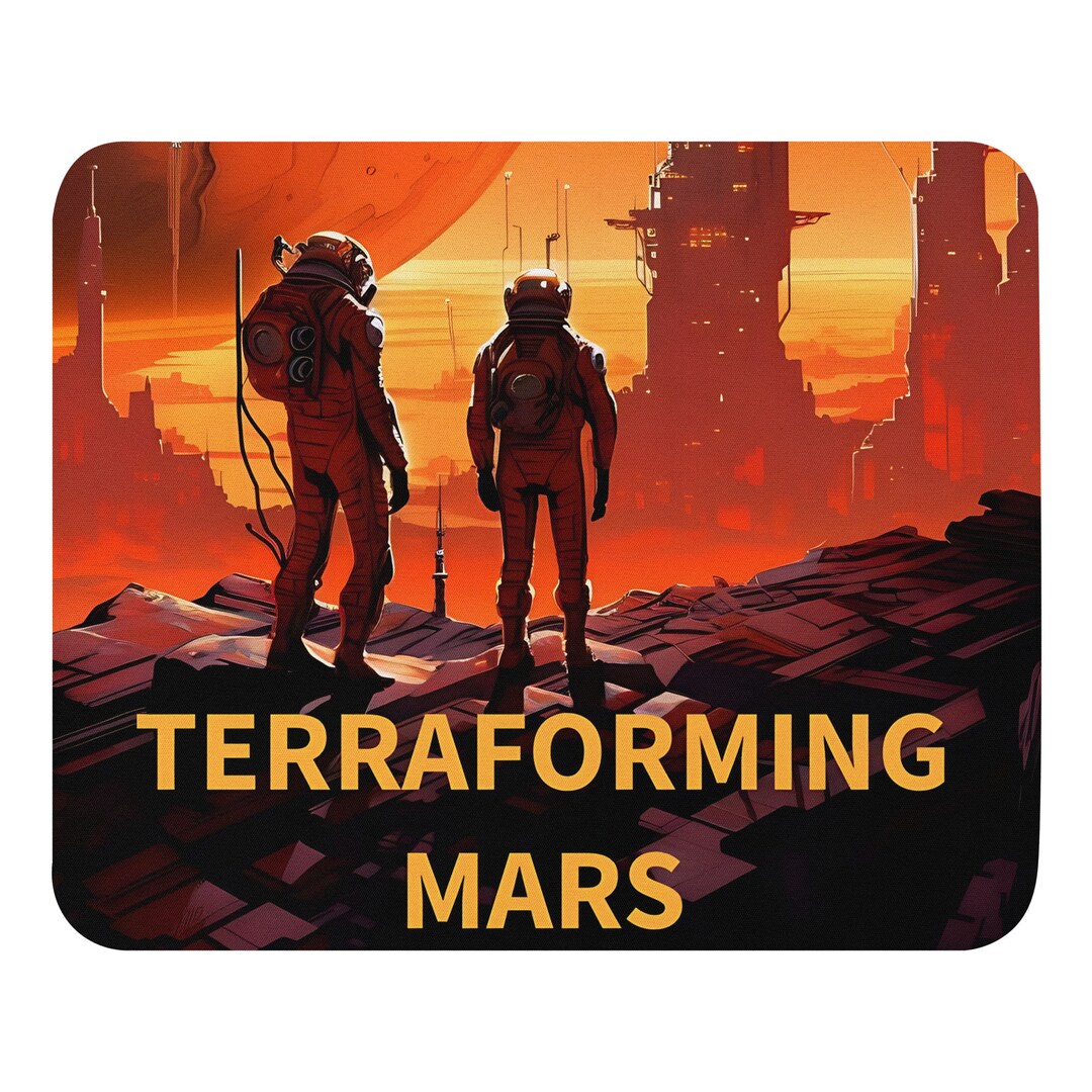 Terraforming Mars Board Game Sci-fi Art Mouse Pad - Etsy