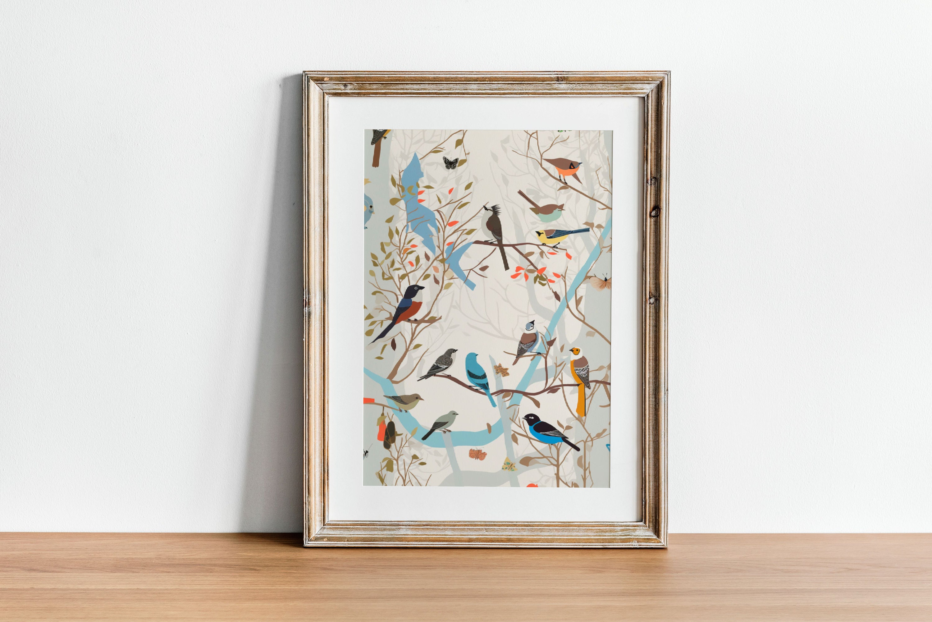 Birds Wall Art Birds Wall Art Printable Download Birds Art - Etsy