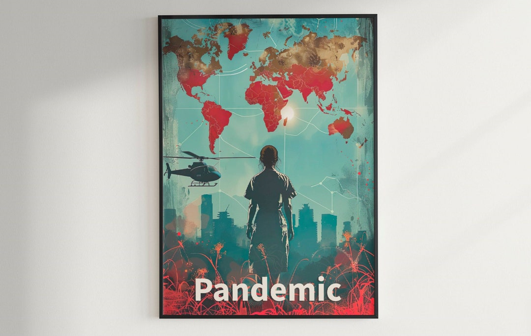 Pandemic Board Game Wall Art Poster | Printable Download | Art Print ...