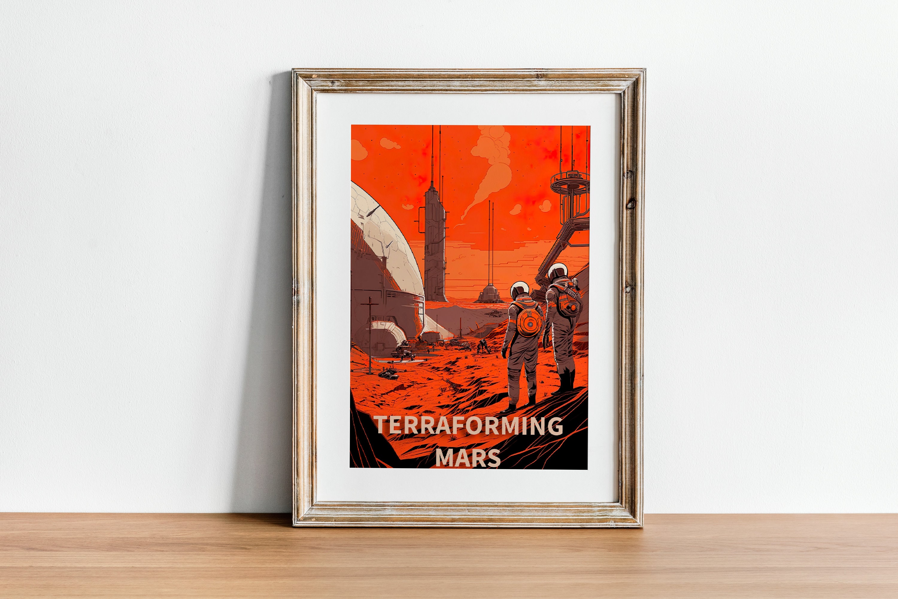 Terraforming Mars Board Game Wall Art Board Game Wall Art Printable ...