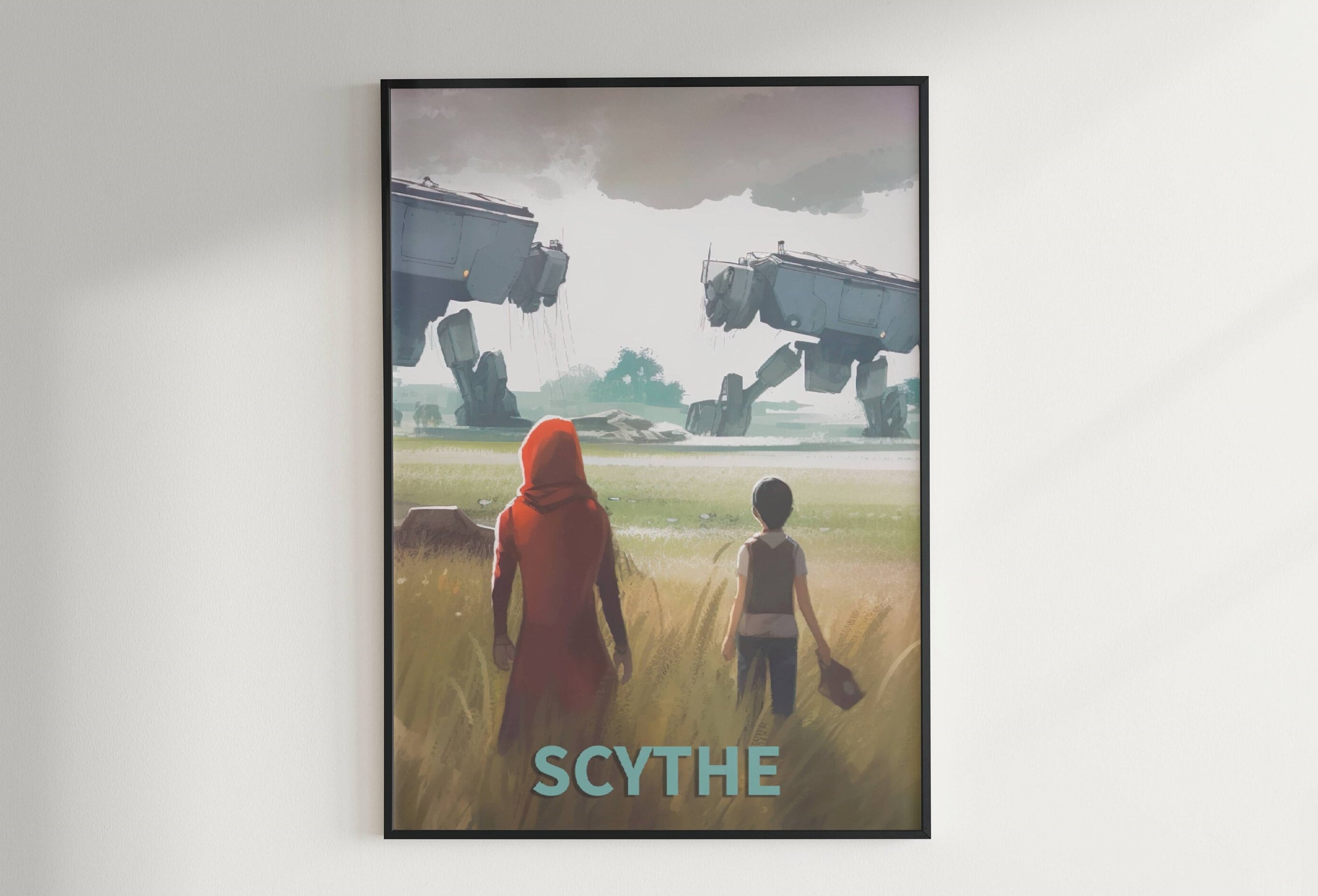 Scythe Board Game Art Wall Art Printable Download Game Room Decor Art ...