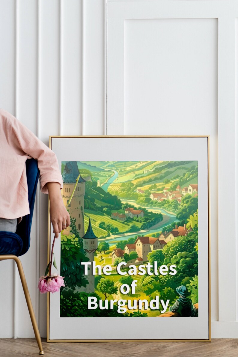 The Castles of Burgundy Board Game Wall Art Printable Download Nature ...