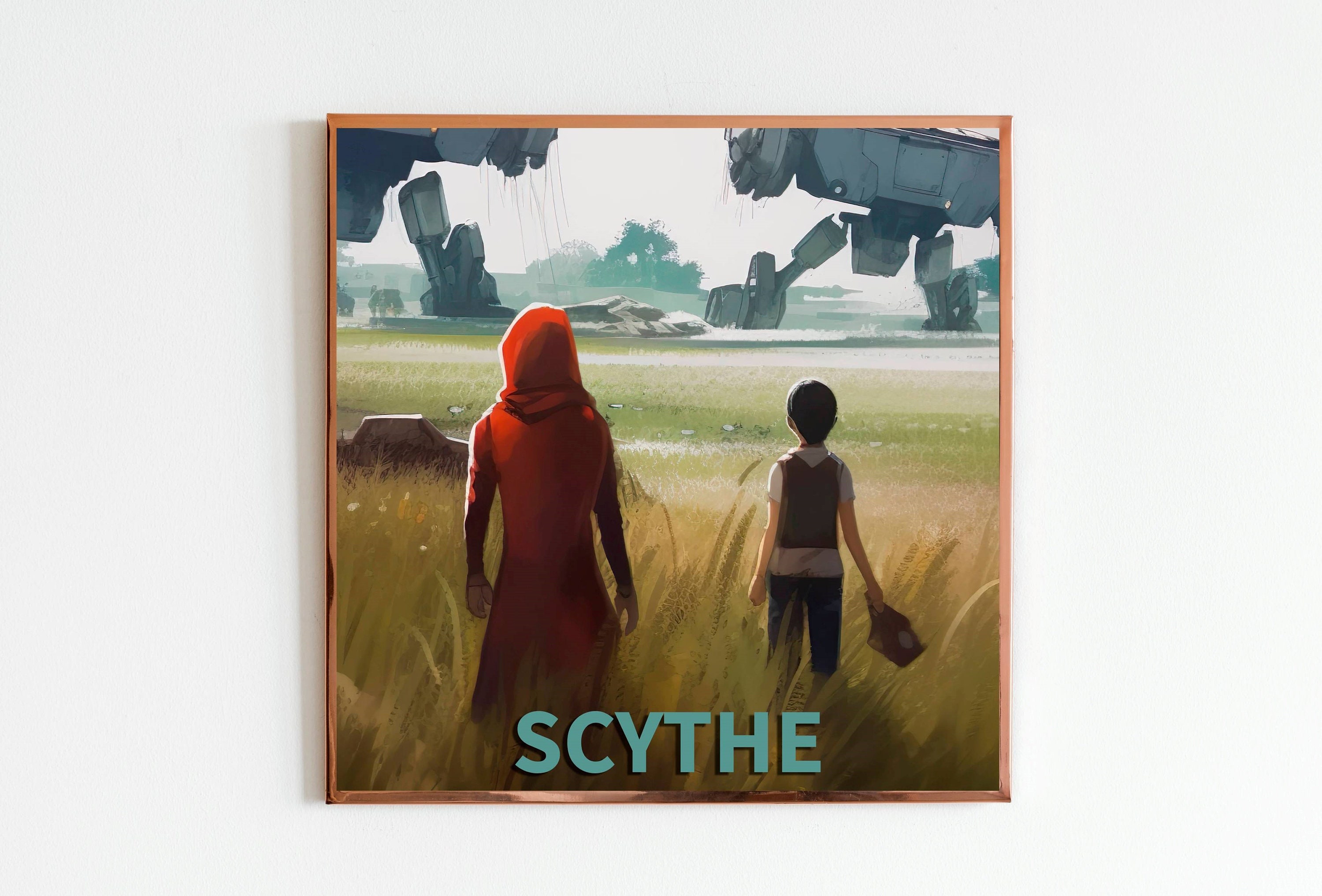 Scythe Board Game Art Wall Art Printable Download Game Room Decor Art ...