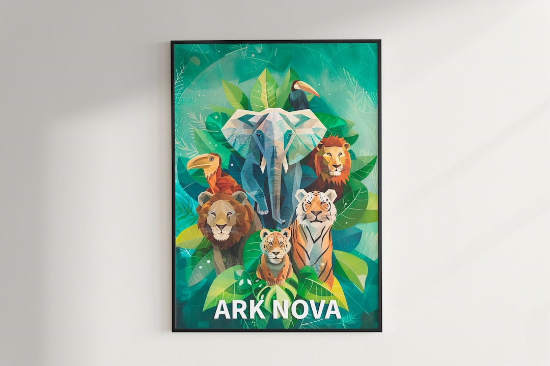 Ark Nova Board Game Wall Art Printable Download Art Print Download ...