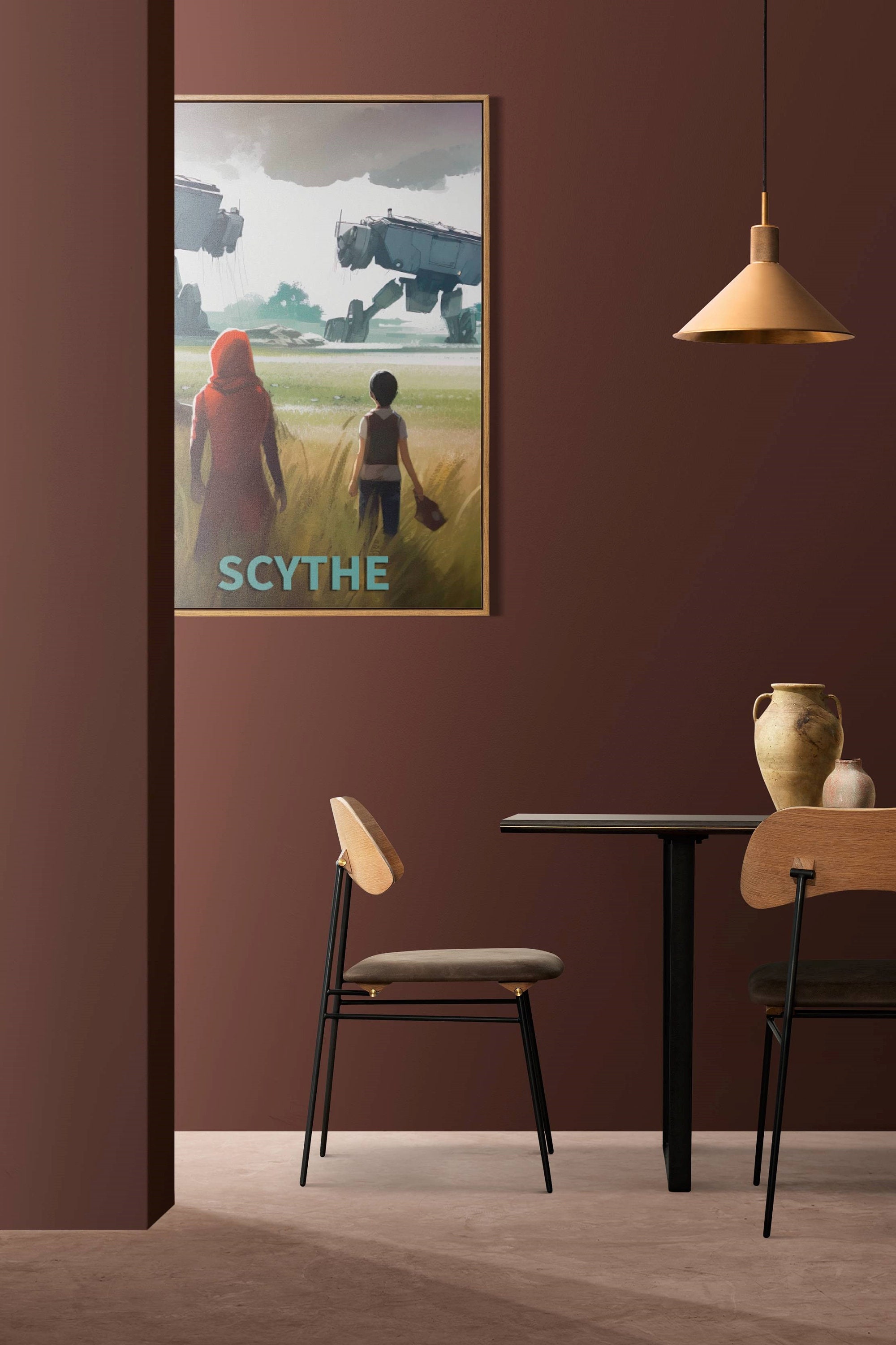 Scythe Board Game Art Wall Art Printable Download Game Room Decor Art ...