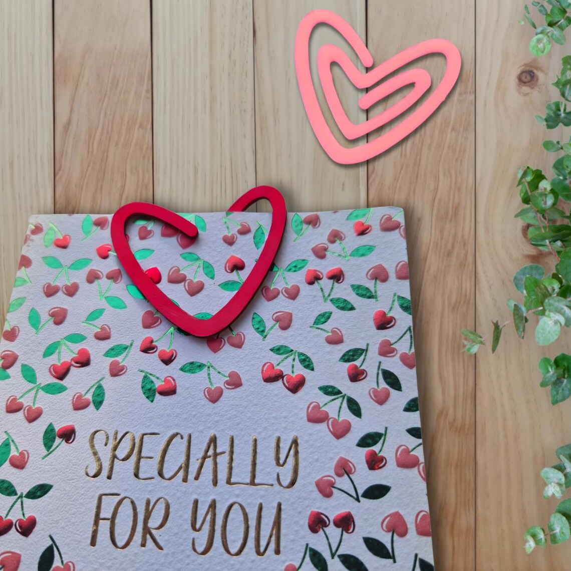 Heart Paperclip Bookmark SVG File – Bookmark Paperclip Love | Laser ...