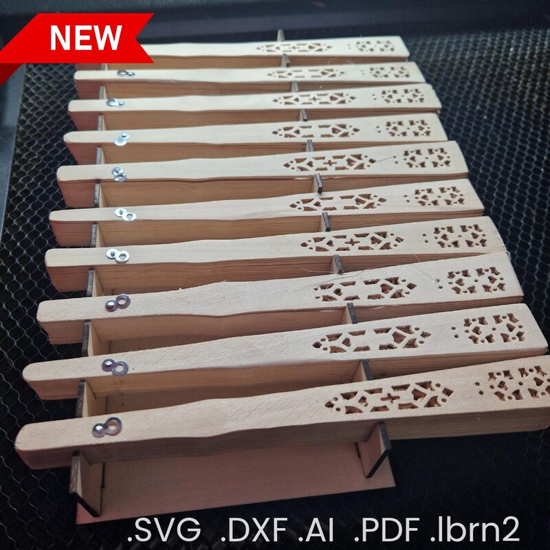 Wooden Hand Fan - Etsy