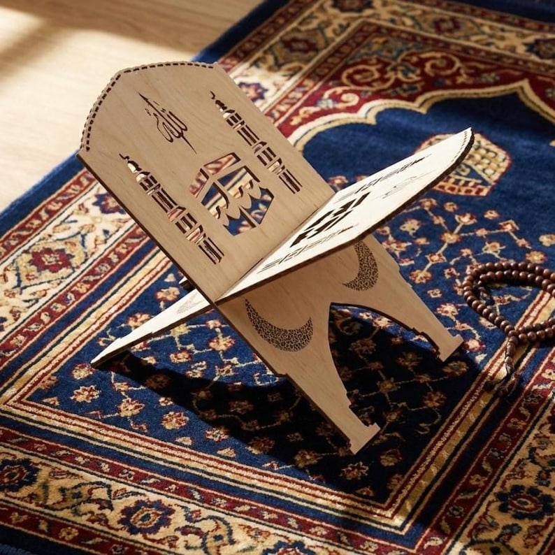 Quran Stand (rihal) SVG for Laser Cutting | Islamic Decor Ramadan | DXF ...