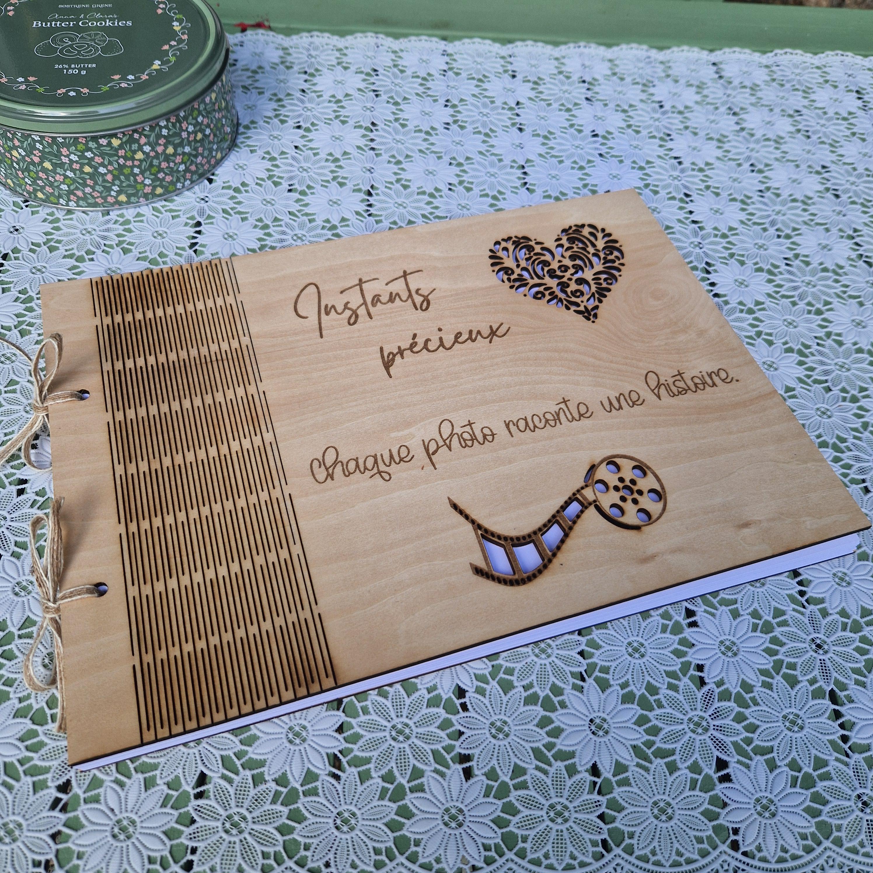 Photo Book Cover SVG | Guestbook Cover SVG | Flexible Laser Cutting ...