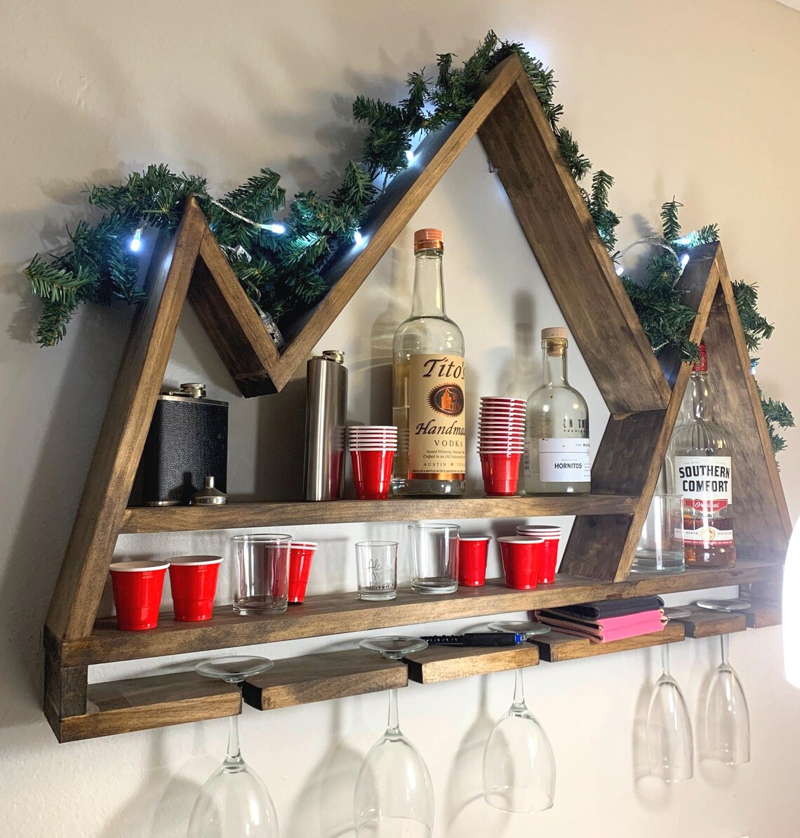 Custom Alcohol/wine Shelf - Etsy