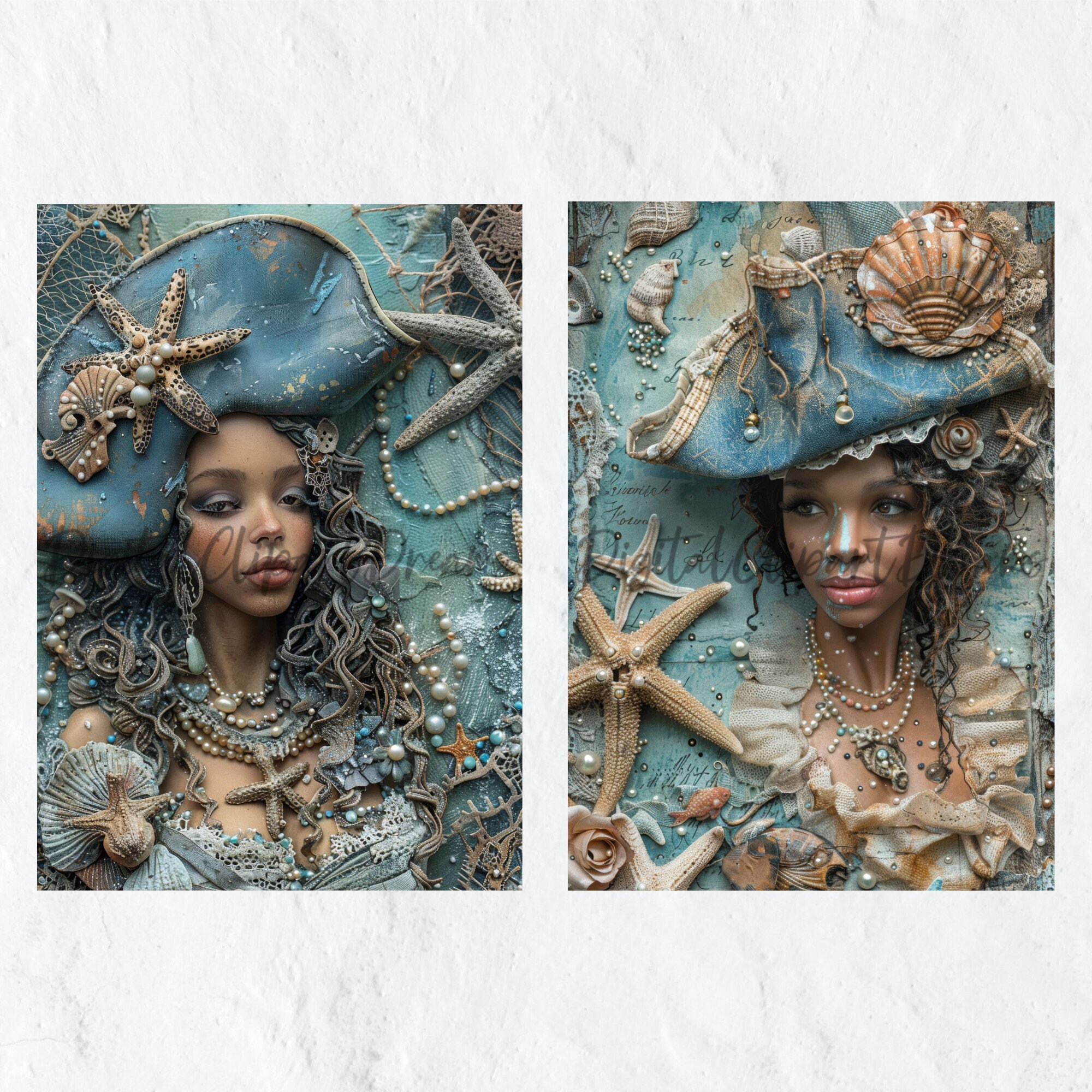 Vintage Pirate Junk Journal Pages, Sea Digital Scrapbook Paper ...