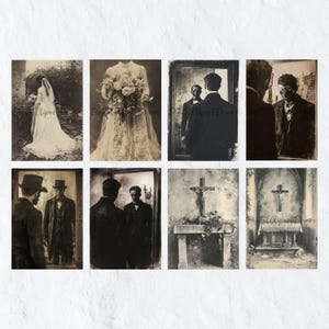 Ghost Bride Images: Vintage Gothic Halloween Ephemera (digital Download ...